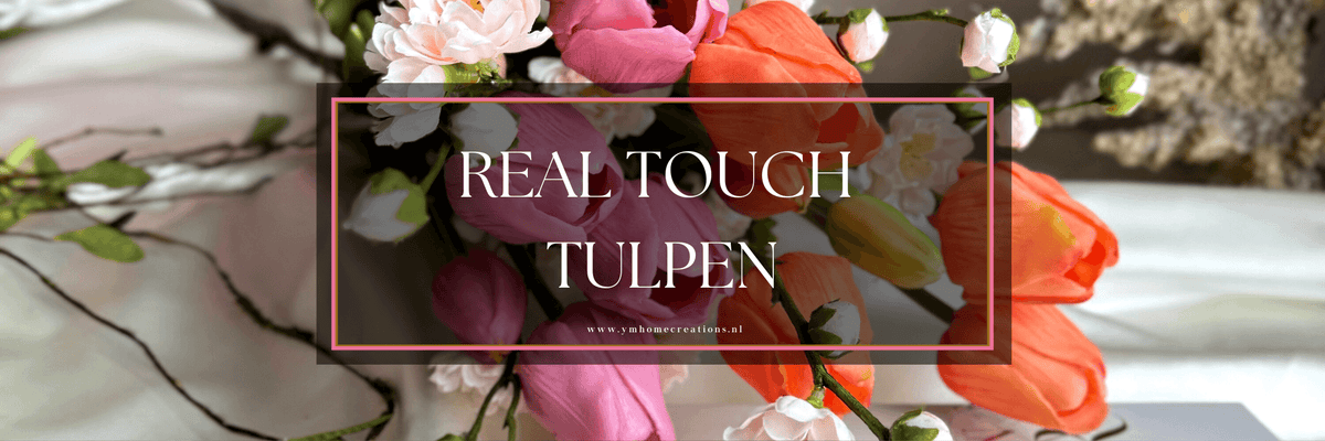 Zijden Bloemen - Real Touch Tulpen – Y&M Home Creations